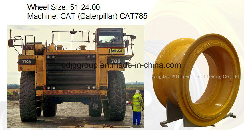 Steel OTR Rims Size 51-24.00-5.0 Wheels for Cat785 - IBUYautoparts.com