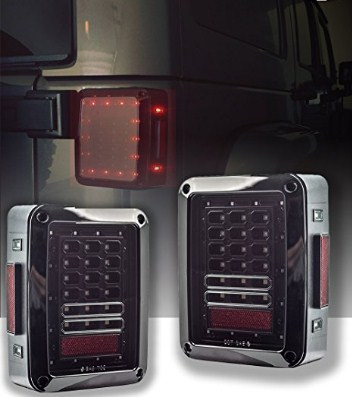 Jeep Wrangler Rear LED Lights, Jeep Wrangler LED Tail Lights, Jeep ...